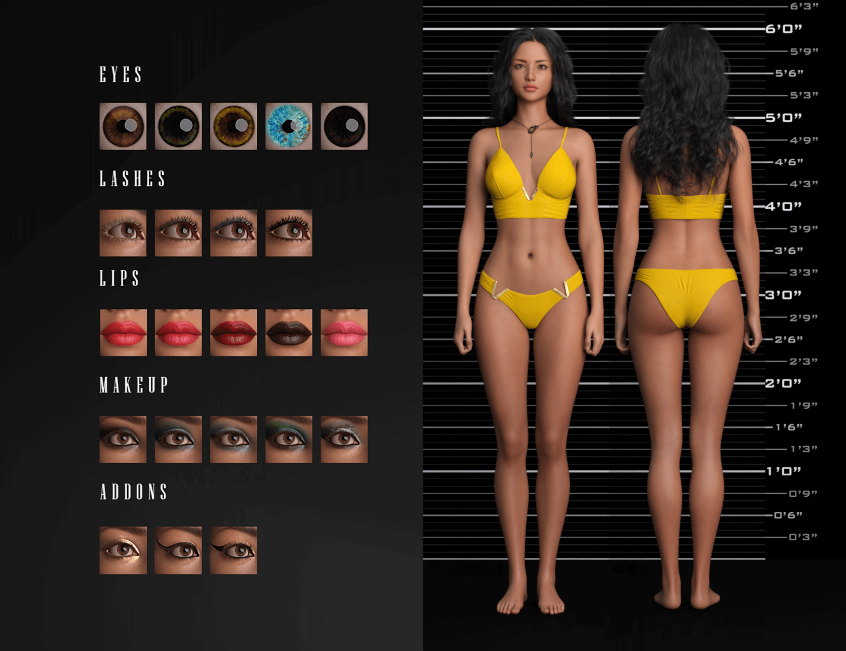 E3D Lia for Genesis 9 3D Render, Digital Art by Exart3D