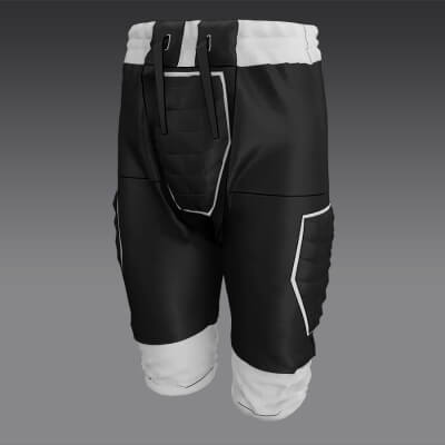 Padded Football Pants 3D Model (ZPRJ + FBX + OBJ) by excelsior uniforms ...