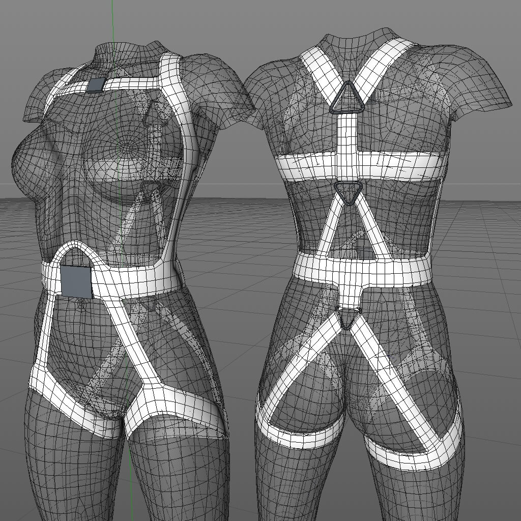 Agent Harness Wip 3D Render, Digital Art by Excessive