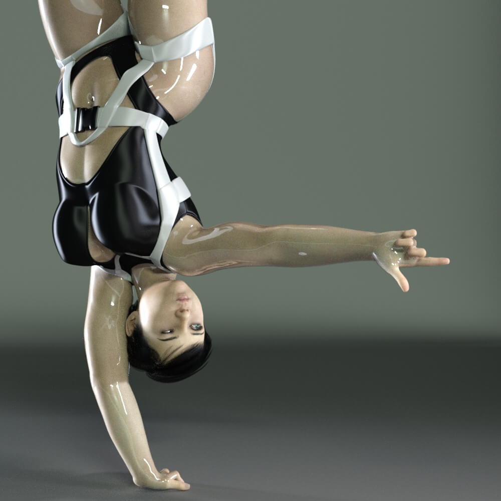 Agent of F.O.R.C. (free poses) 3D Render by Excessive