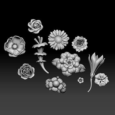 Flowers - 3D Model by Explorer