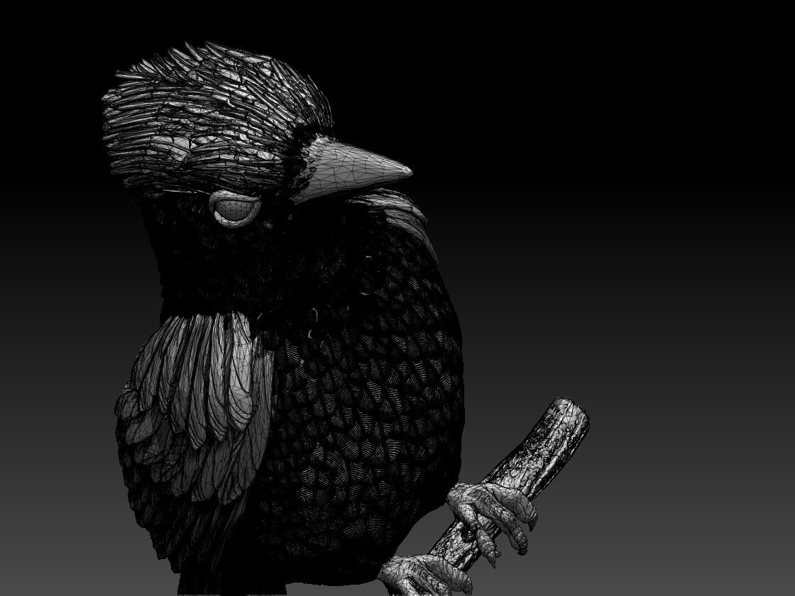 Jay Bird - 3D Model by Explorer