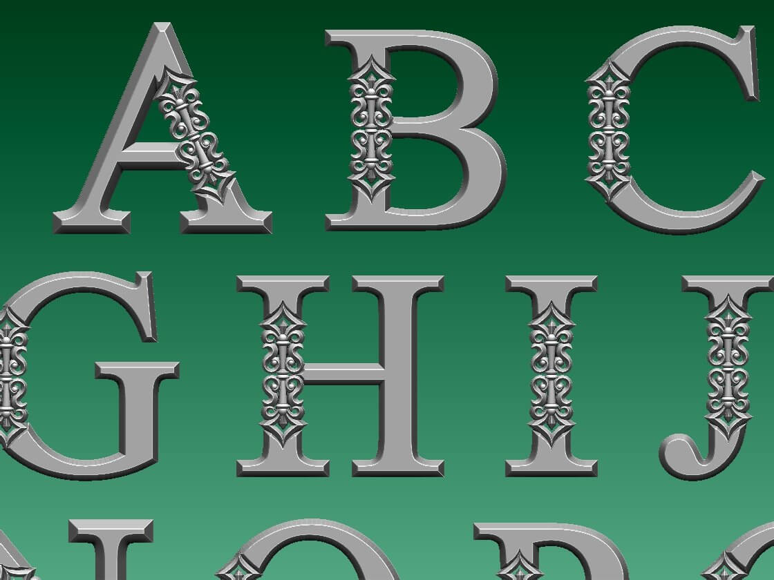 Alphabet Letters - 3D Model by Explorer