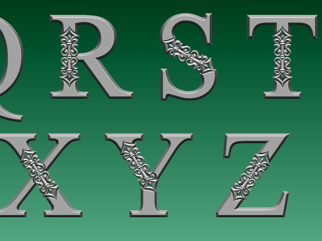 Alphabet Letters - 3D Model by Explorer