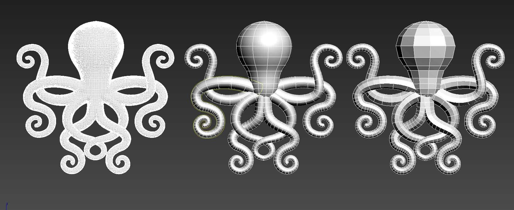 Octopus - 3D Model by Explorer