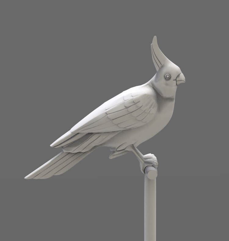 Parrot - 3D Print Model by Explorer