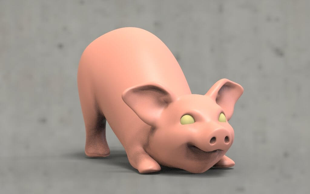 Pigs - 3D Model by Explorer