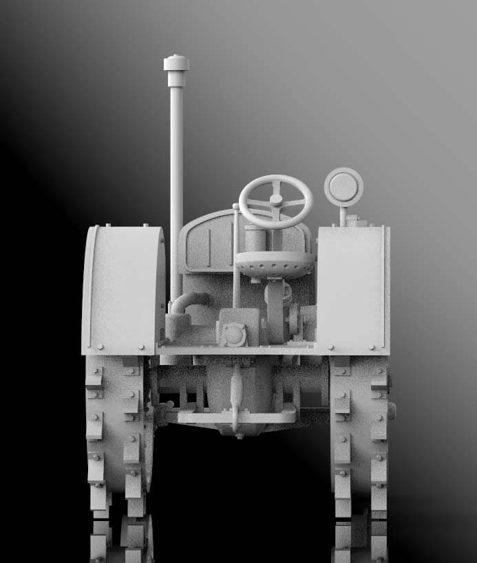 Tractor - 3D Model by Explorer