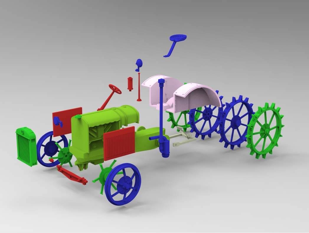 Tractor - 3D Model by Explorer