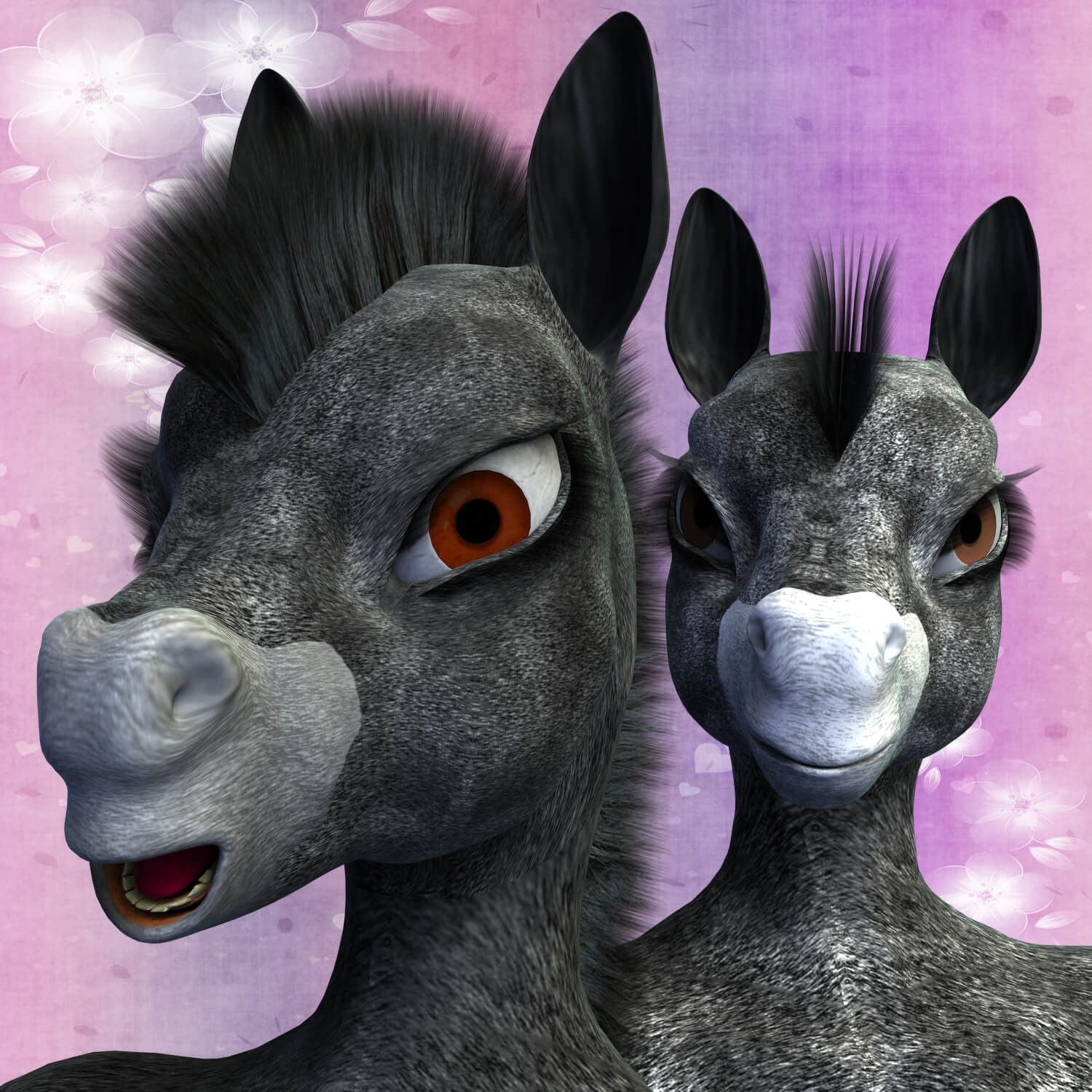 Donkey for Cherry - Free Daz Content by Ext3nd Studio
