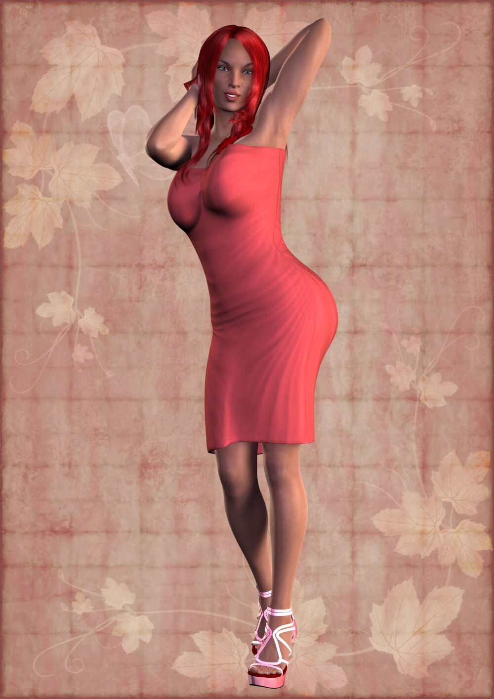 Cherry dressed 3D Render, Digital Art by Ext3nd Studio