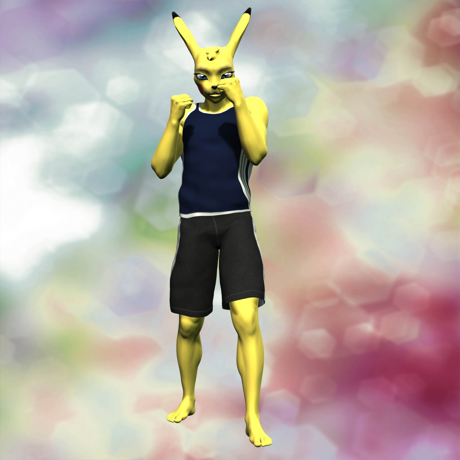 Pikachu X for All Genesis Characters - Free Daz Content by Ext3nd Studio