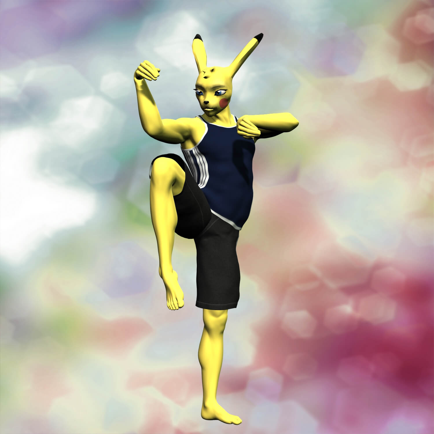 Pikachu X for All Genesis Characters - Free Daz Content by Ext3nd Studio