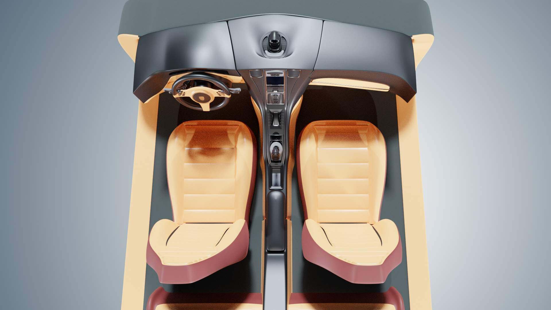 Car Interior - 3D Model by F540