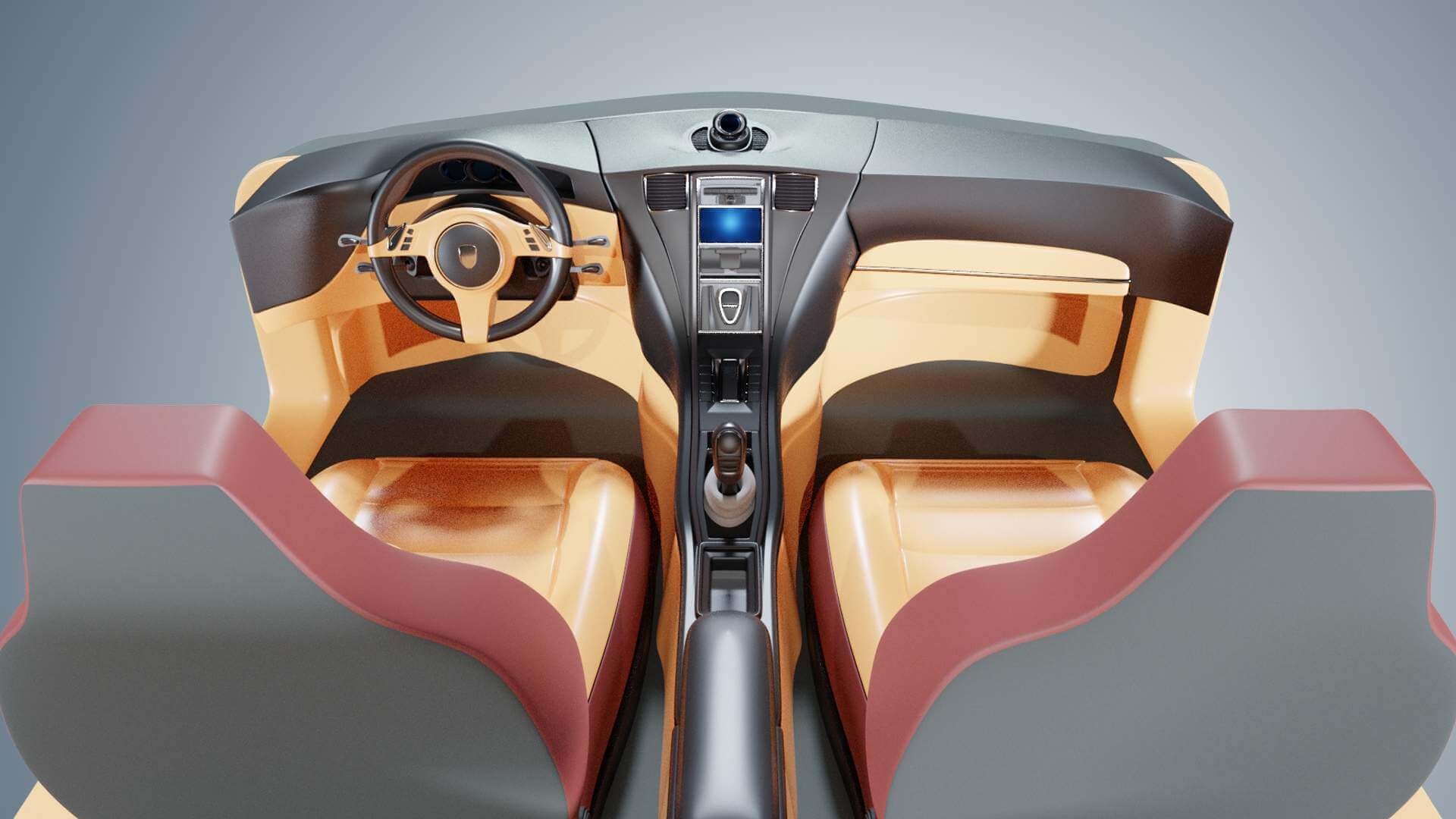 Car Interior - 3D Model by F540