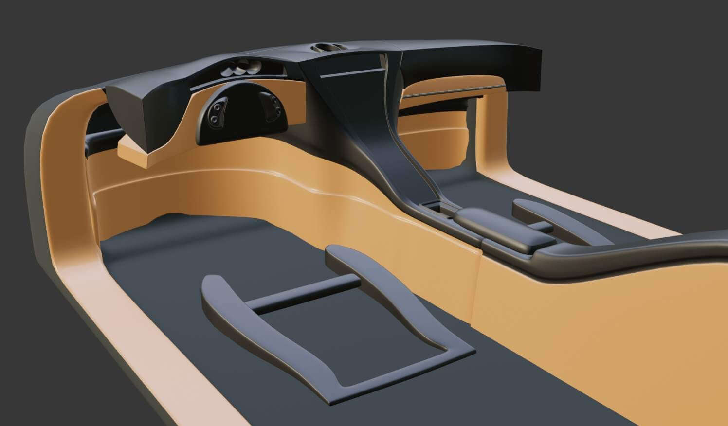Car Interior - 3D Model by F540