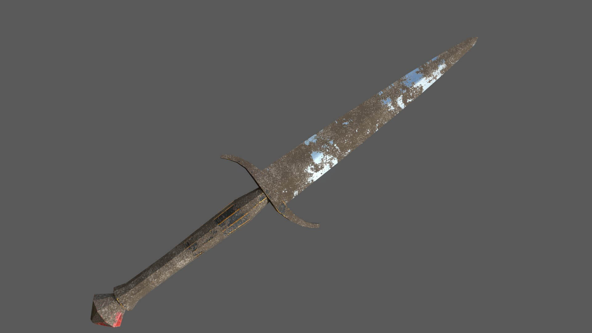 Dagger - 3D Model by Fabiano_Batista