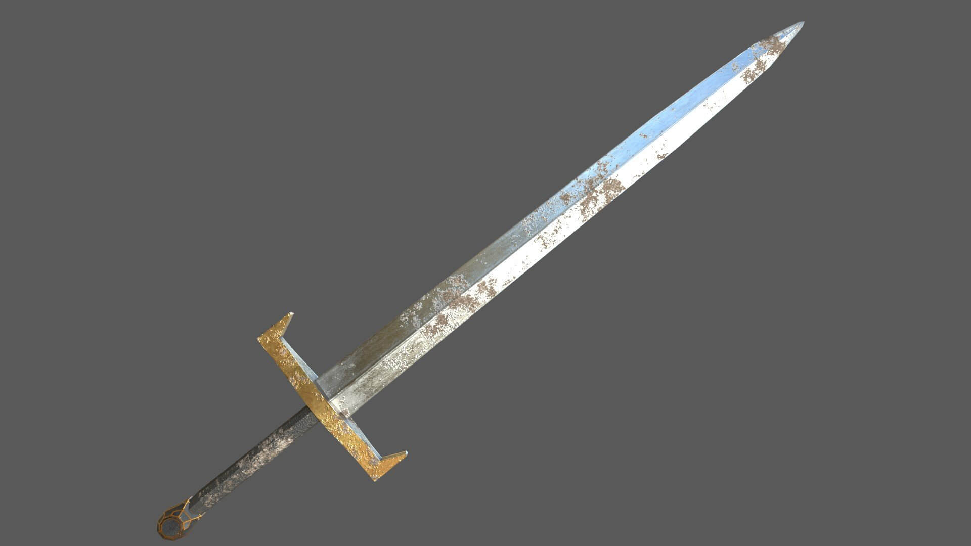 Long Sword - 3D Model by Fabiano_Batista