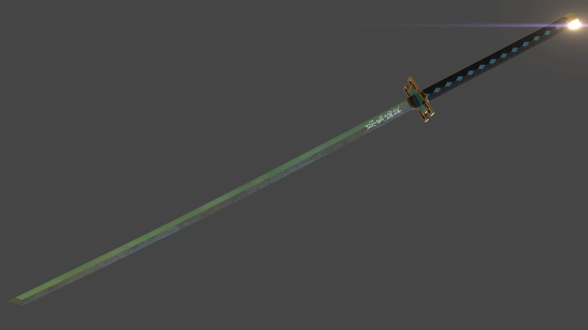 Muichiro Tokito Hashira Nichirin Kimetsu No Yaiba - 3D Model by Fabiano ...