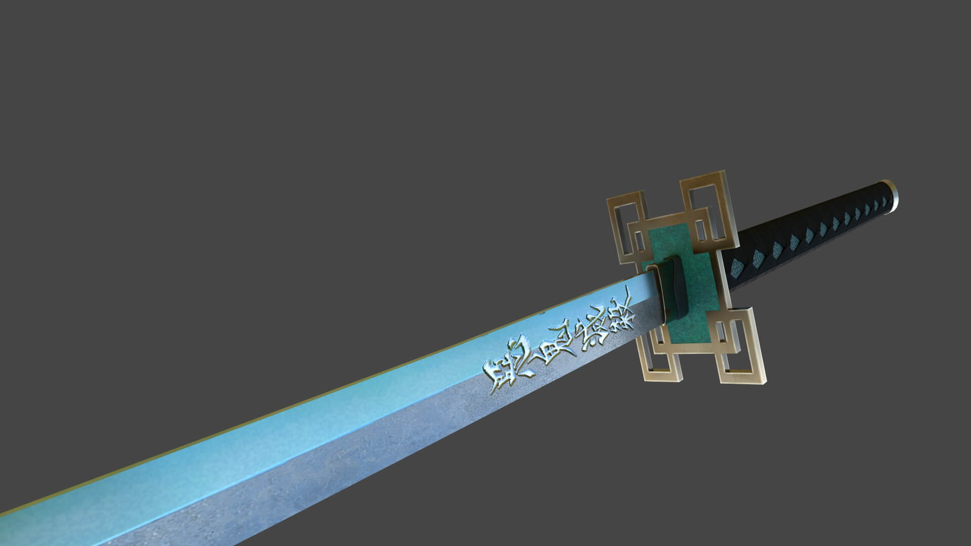 Muichiro Tokito Hashira Nichirin Kimetsu No Yaiba - 3D Model by Fabiano ...