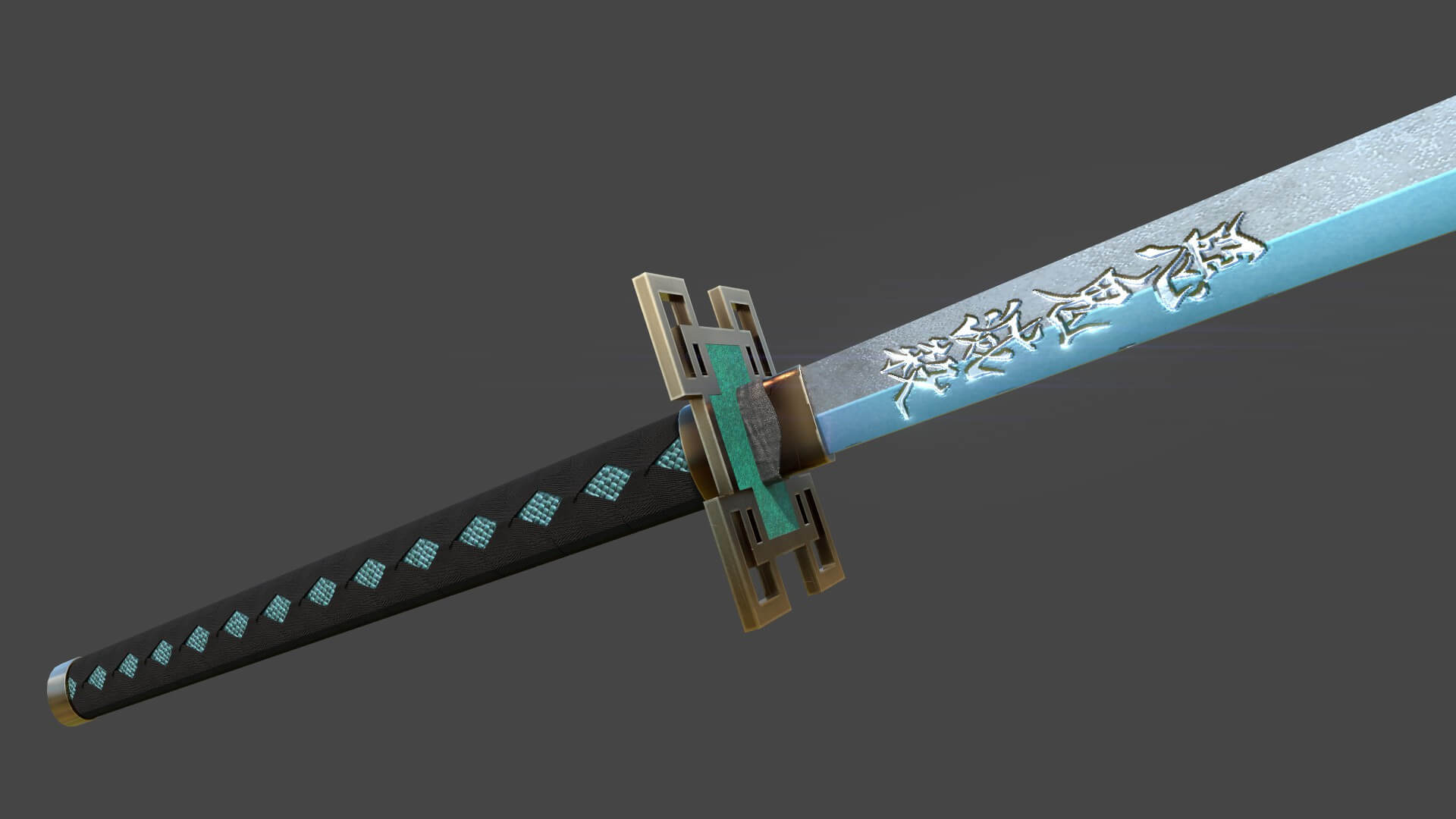 Muichiro Tokito Hashira Nichirin Kimetsu No Yaiba - 3D Model by Fabiano ...