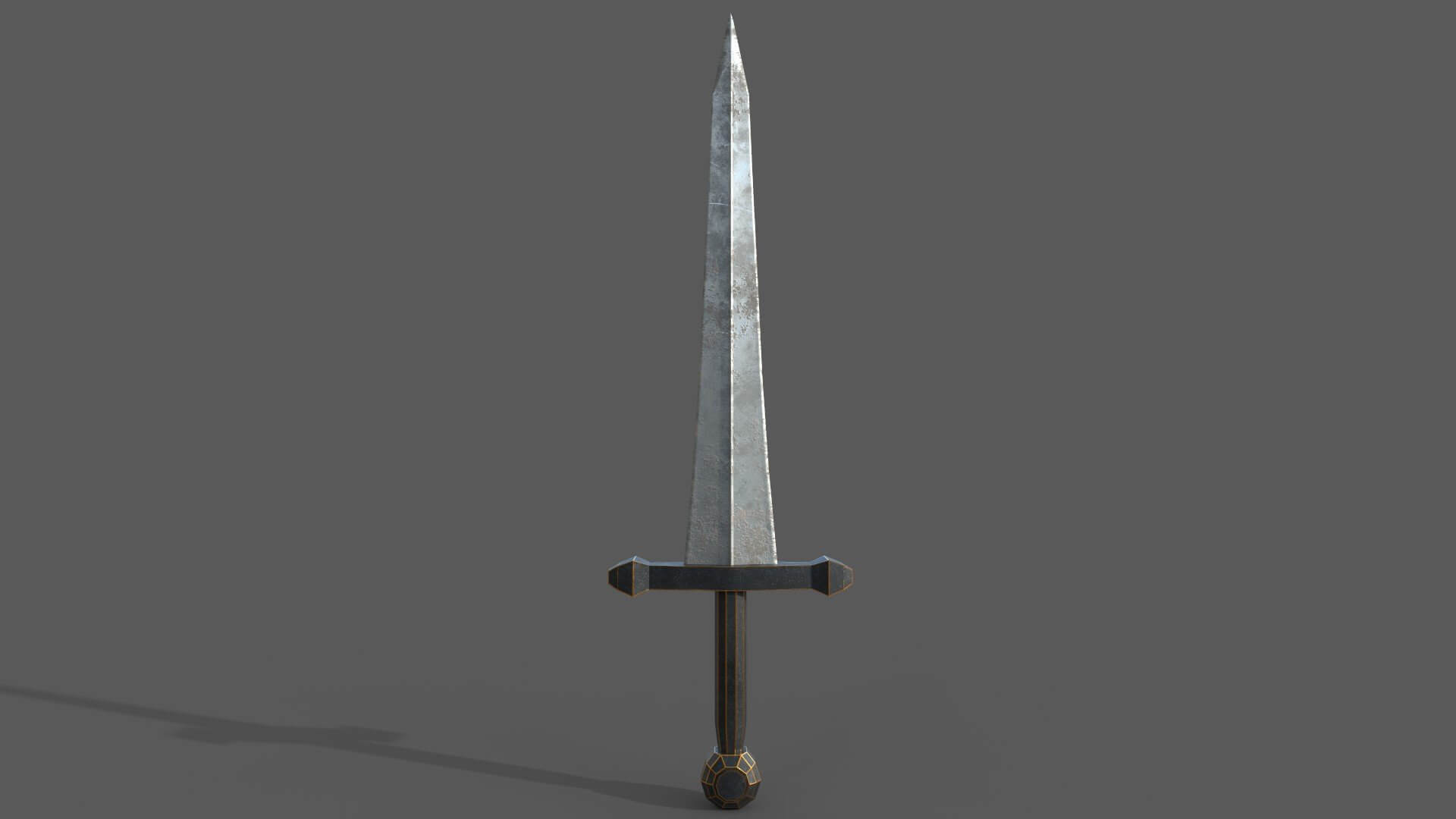Short Sword - 3D Model by Fabiano_Batista
