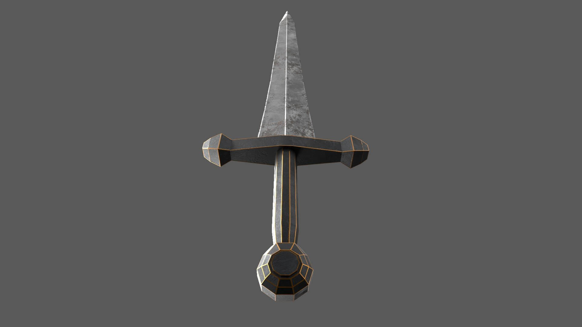 Short Sword - 3D Model by Fabiano_Batista