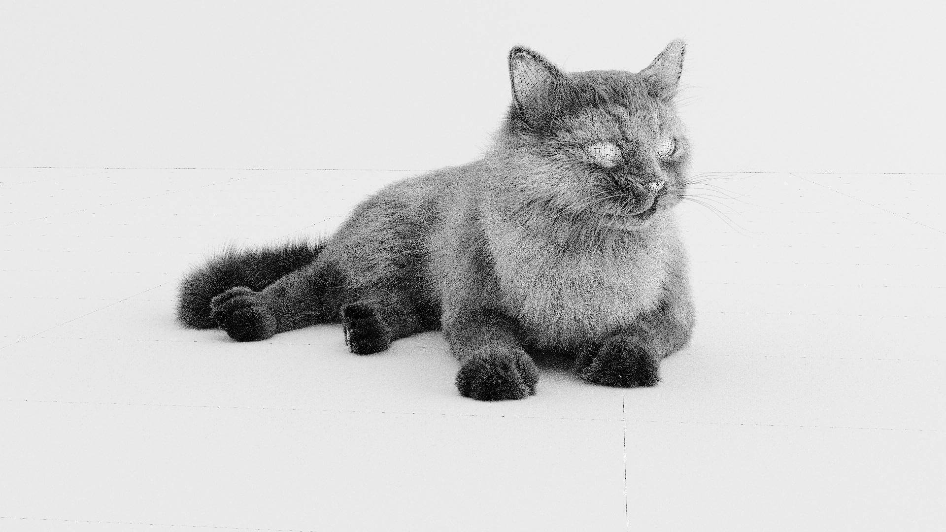 Cat Animal 3D by fabioalireza