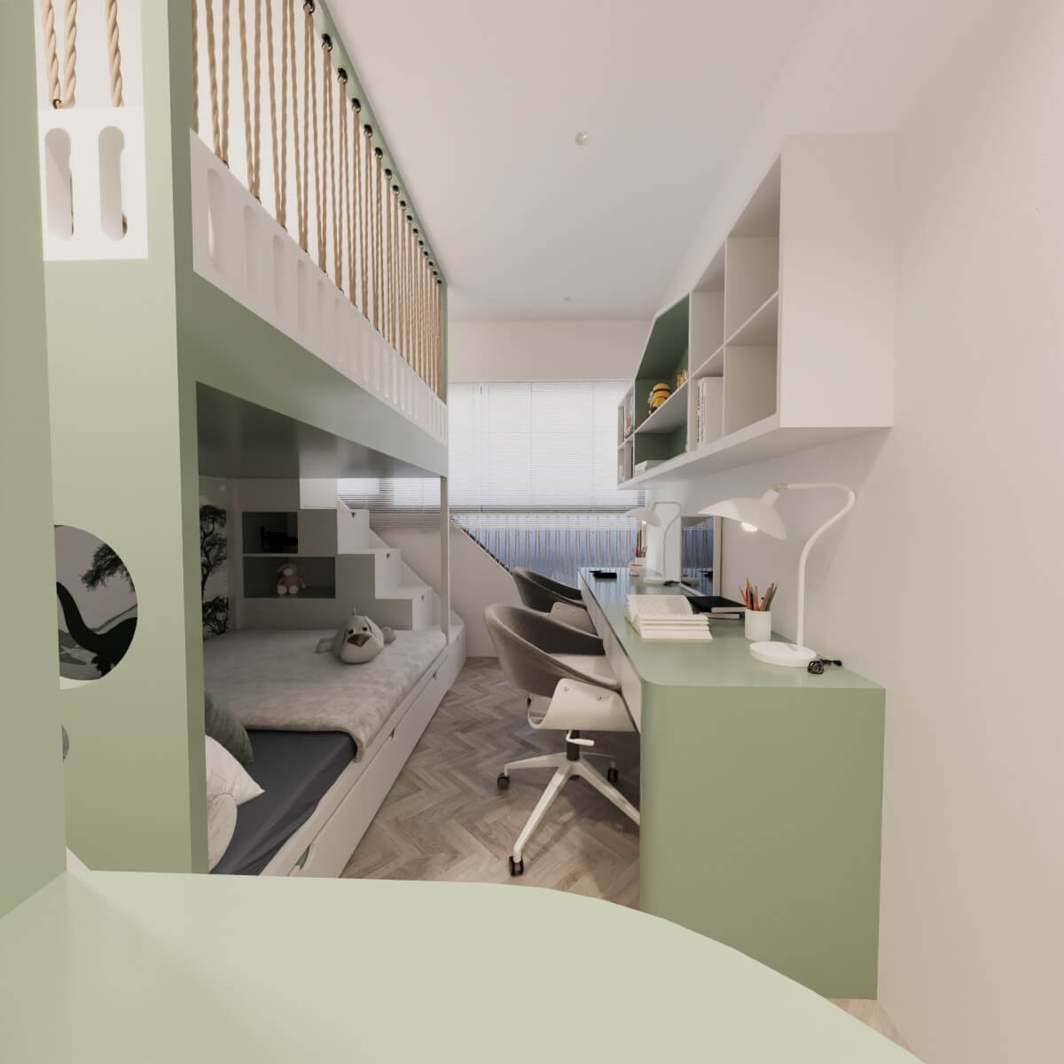 Children Bedroom - 3D Model by fabioalireza