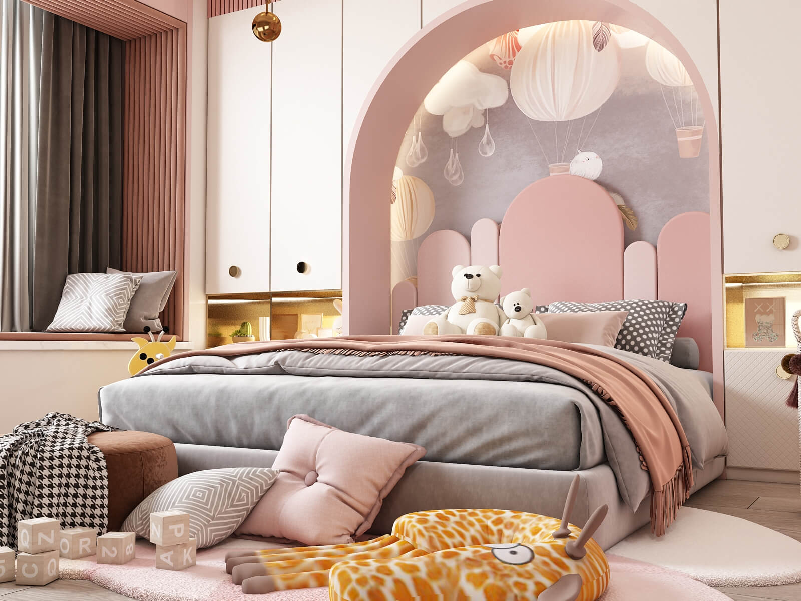 Children Bedroom - 3D Model by fabioalireza