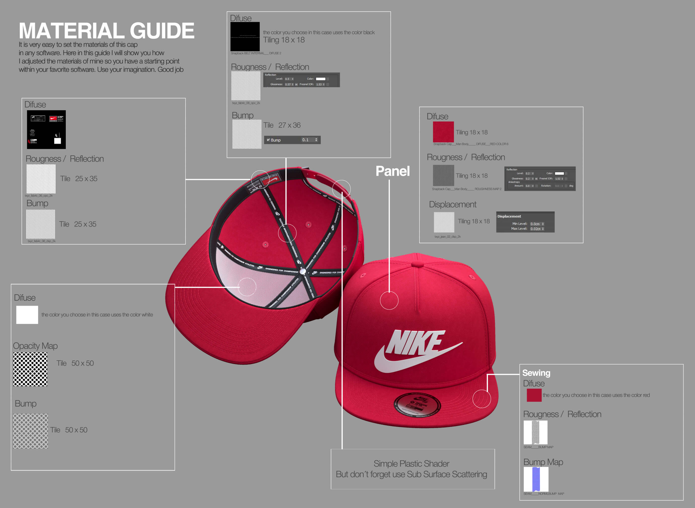Baseball Cap - 3D Model by fabiobispo