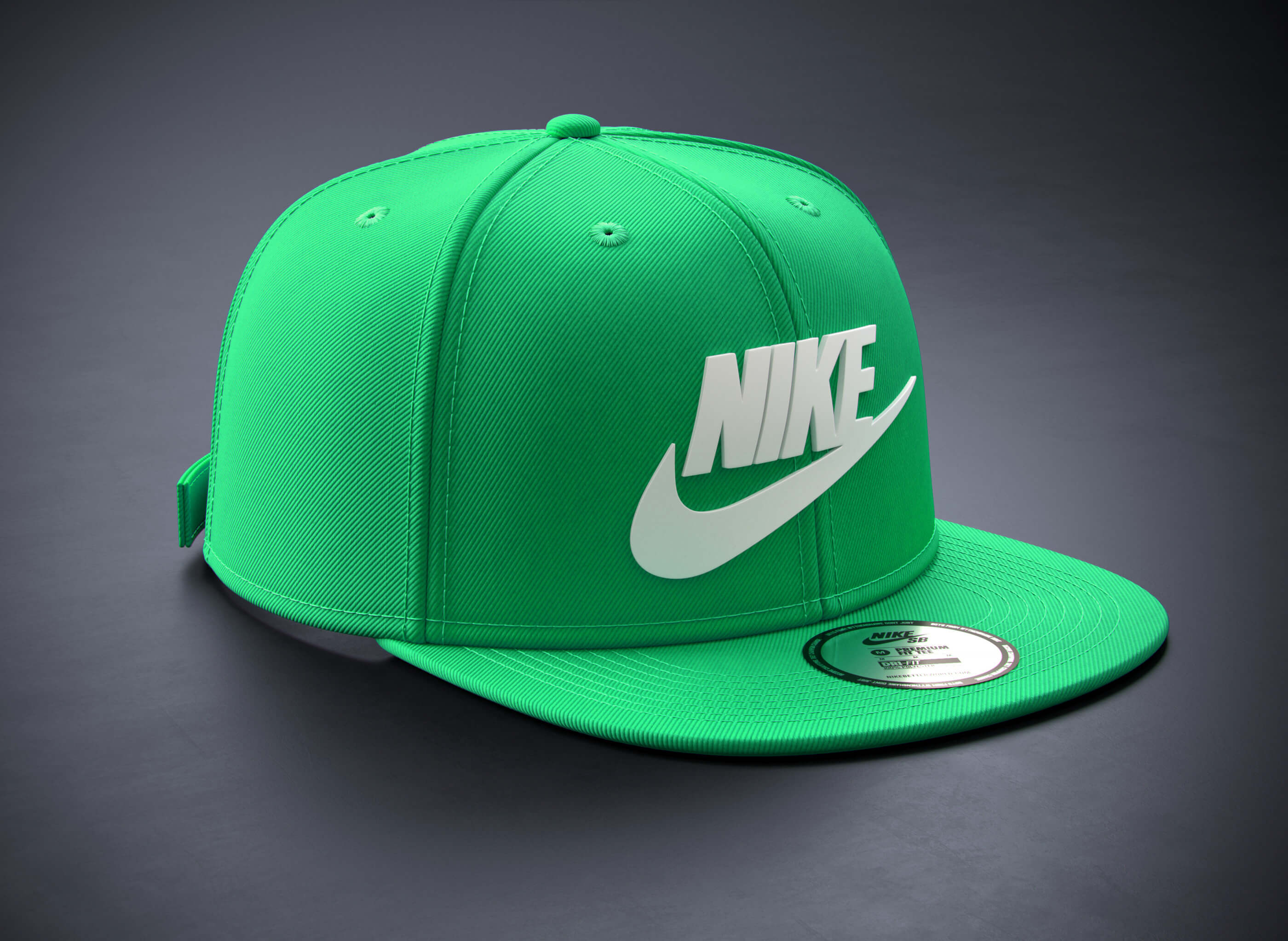 Baseball Cap Green - 3D Model by fabiobispo