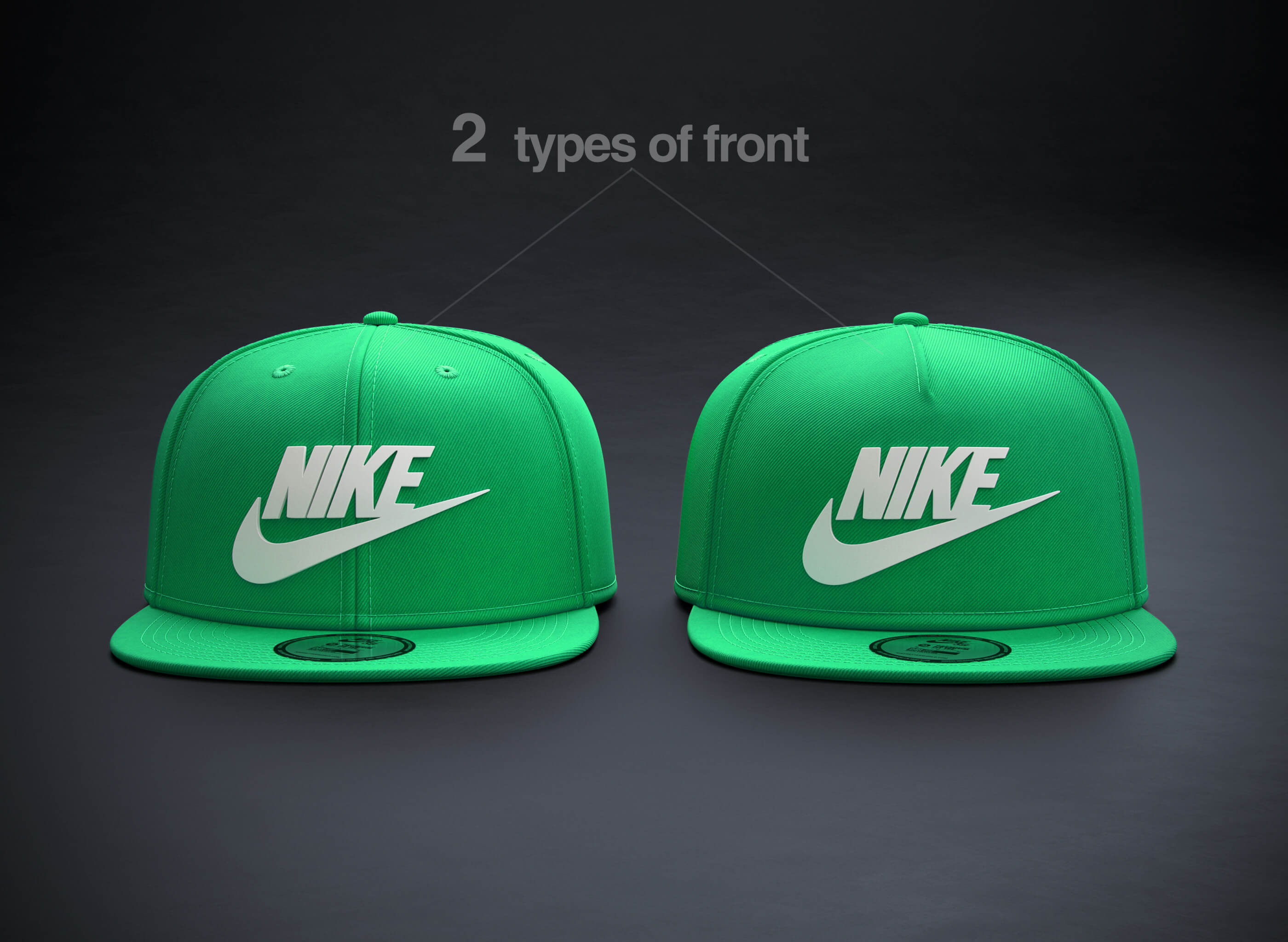 Baseball Cap Green - 3D Model by fabiobispo