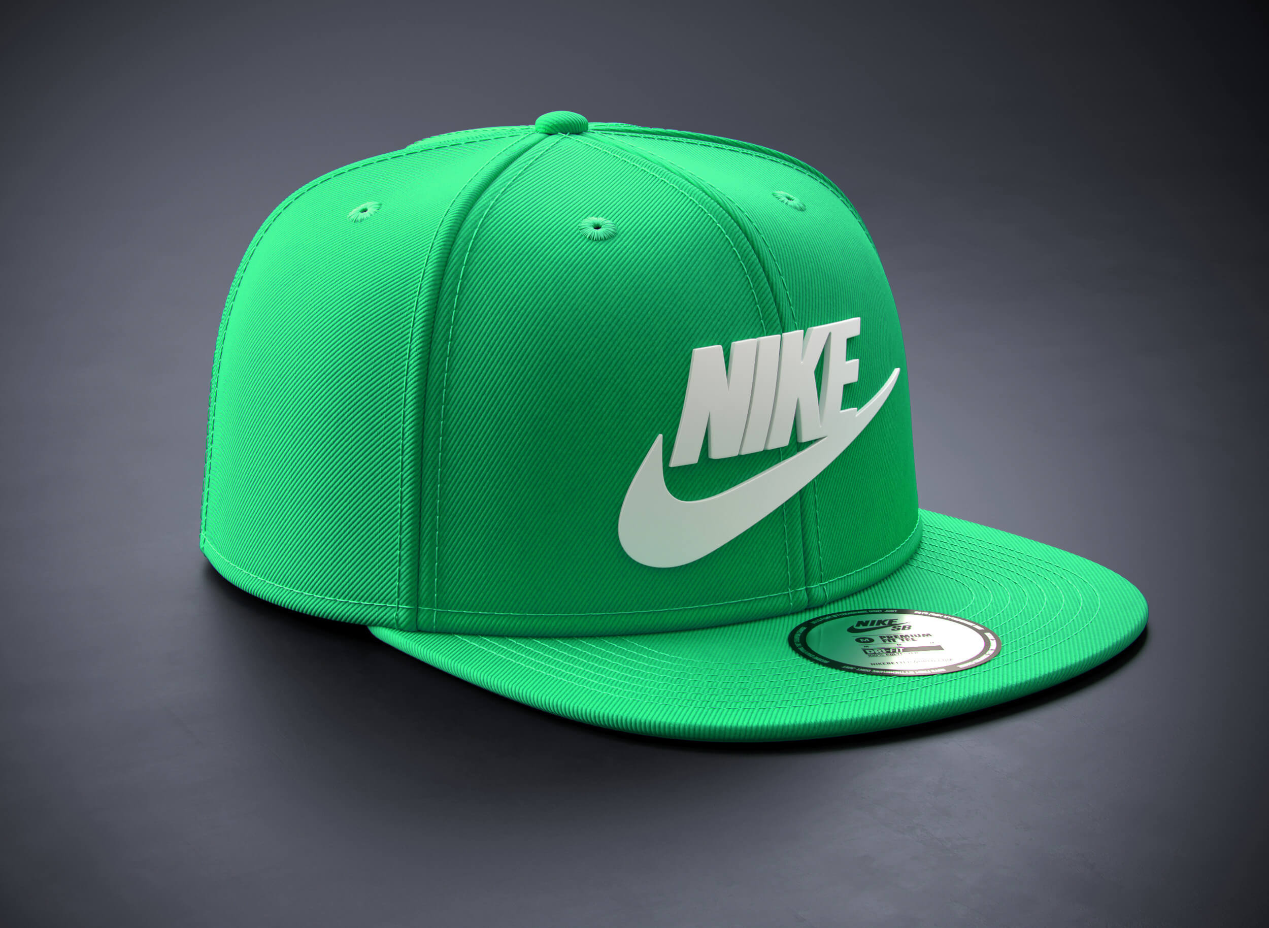 Baseball Cap Green - 3D Model by fabiobispo