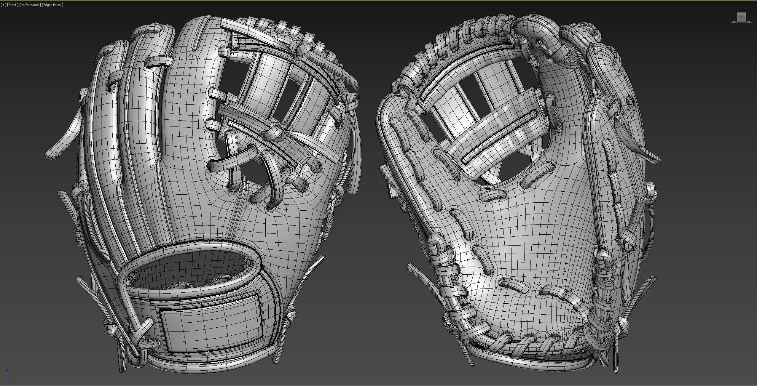 Baseball Glove - 3D Model by fabiobispo