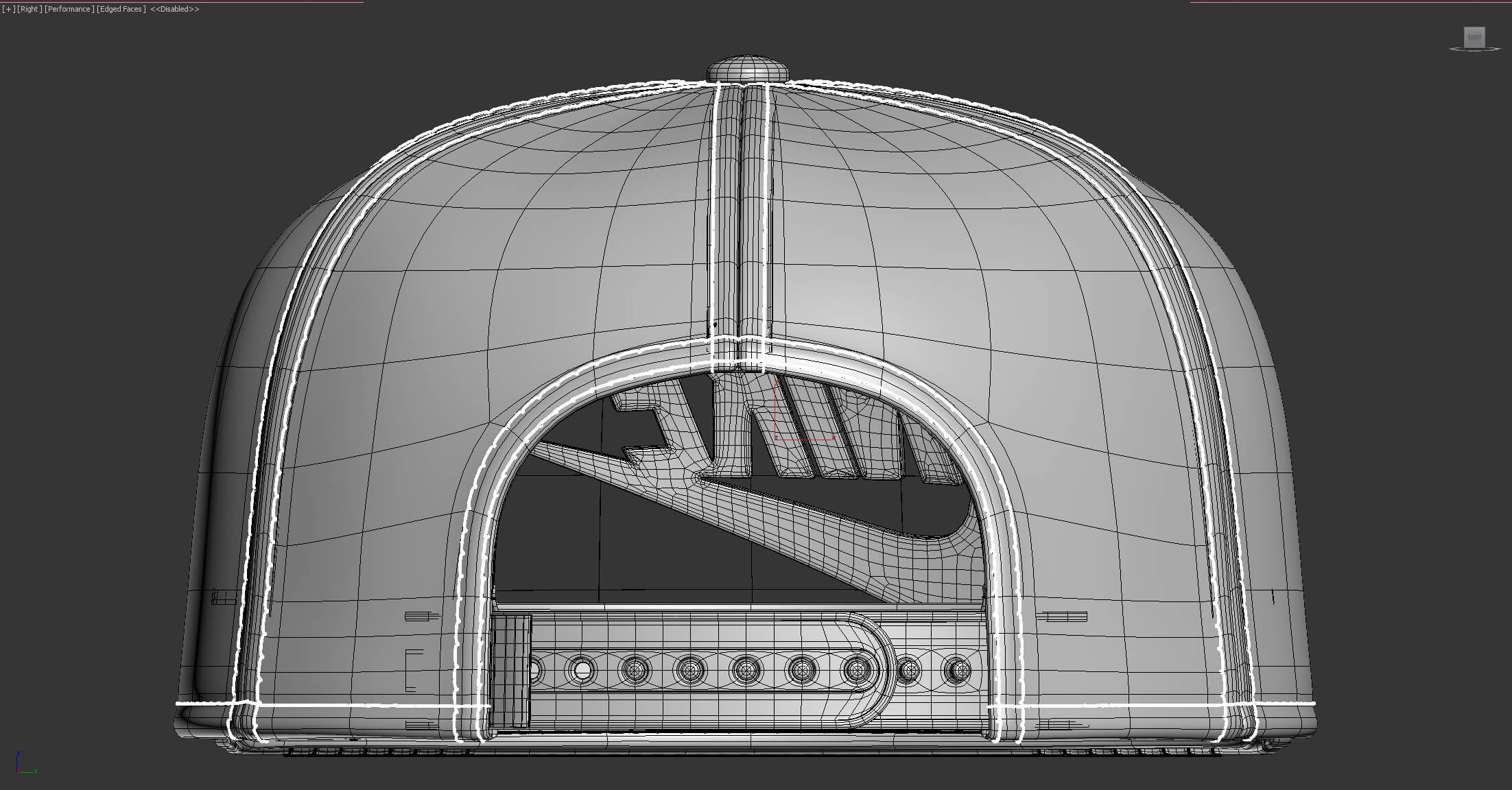 Baseball Hat - 3D Model by fabiobispo