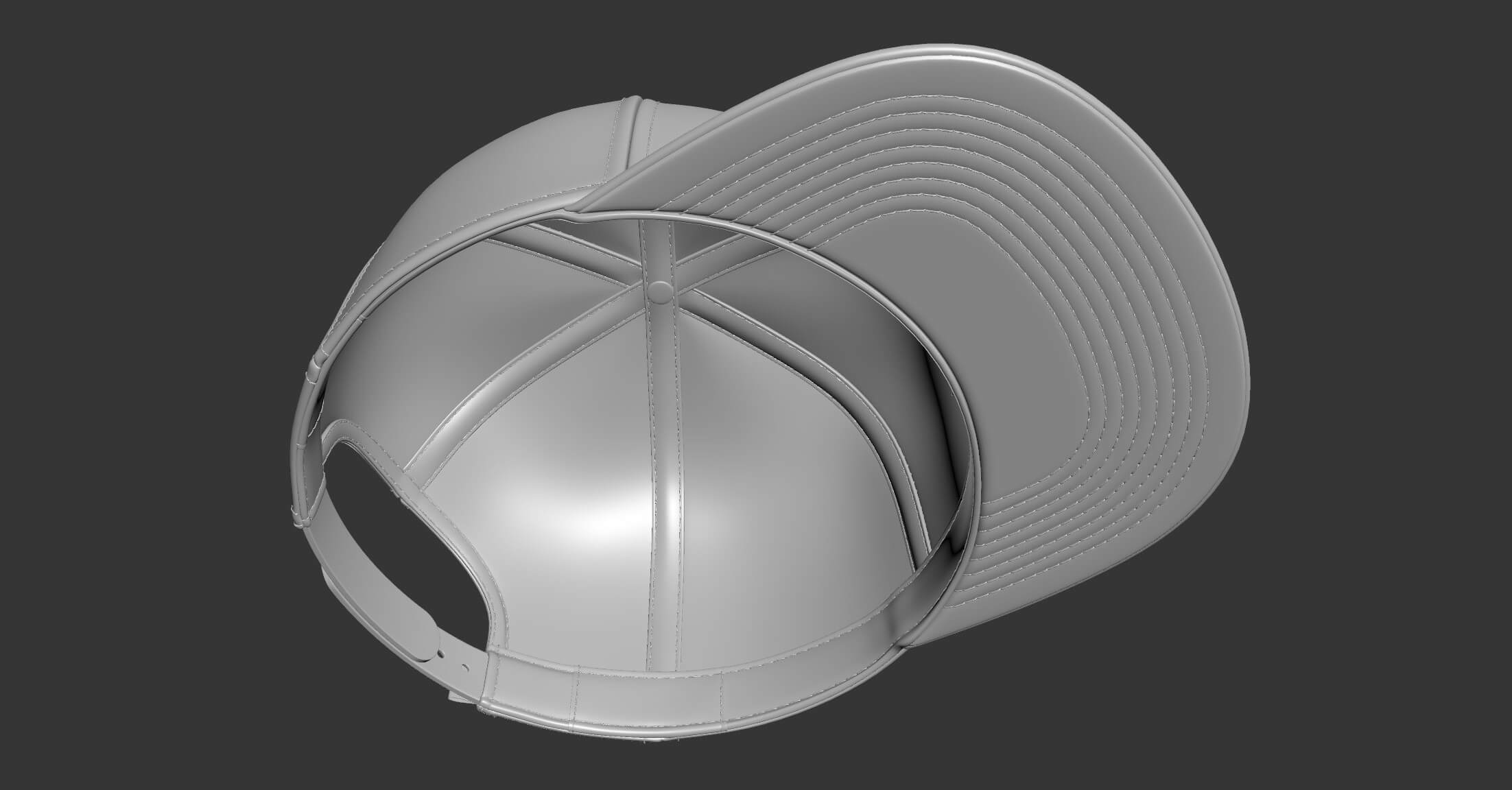 Baseball Hat - 3D Model by fabiobispo