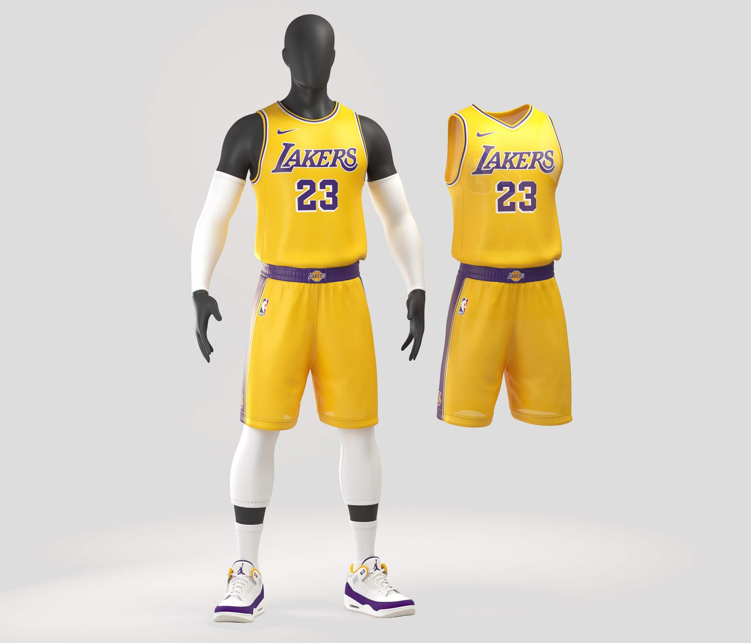 Basketball Uniform - 3D Model by fabiobispo