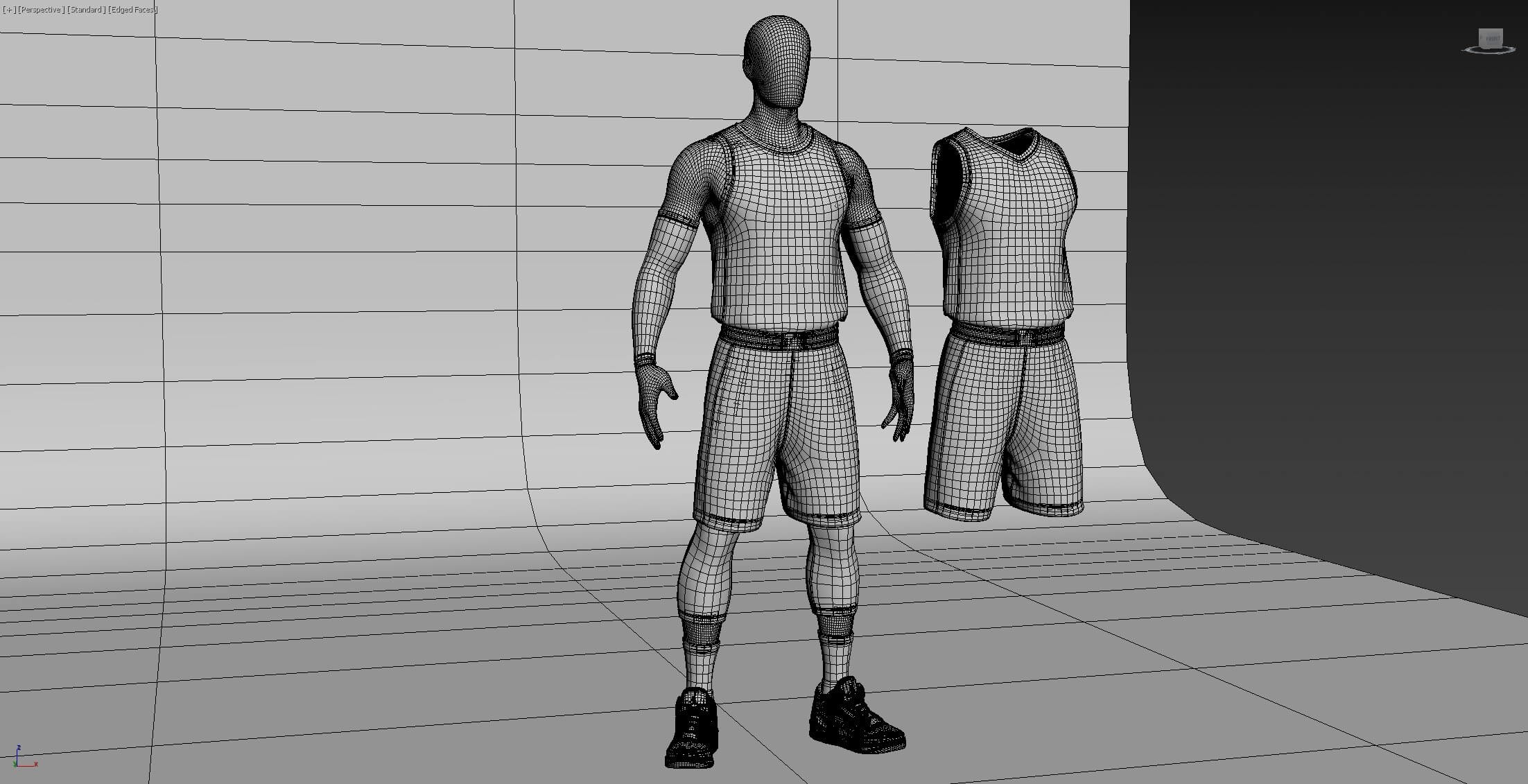 Basketball Uniform - 3D Model by fabiobispo