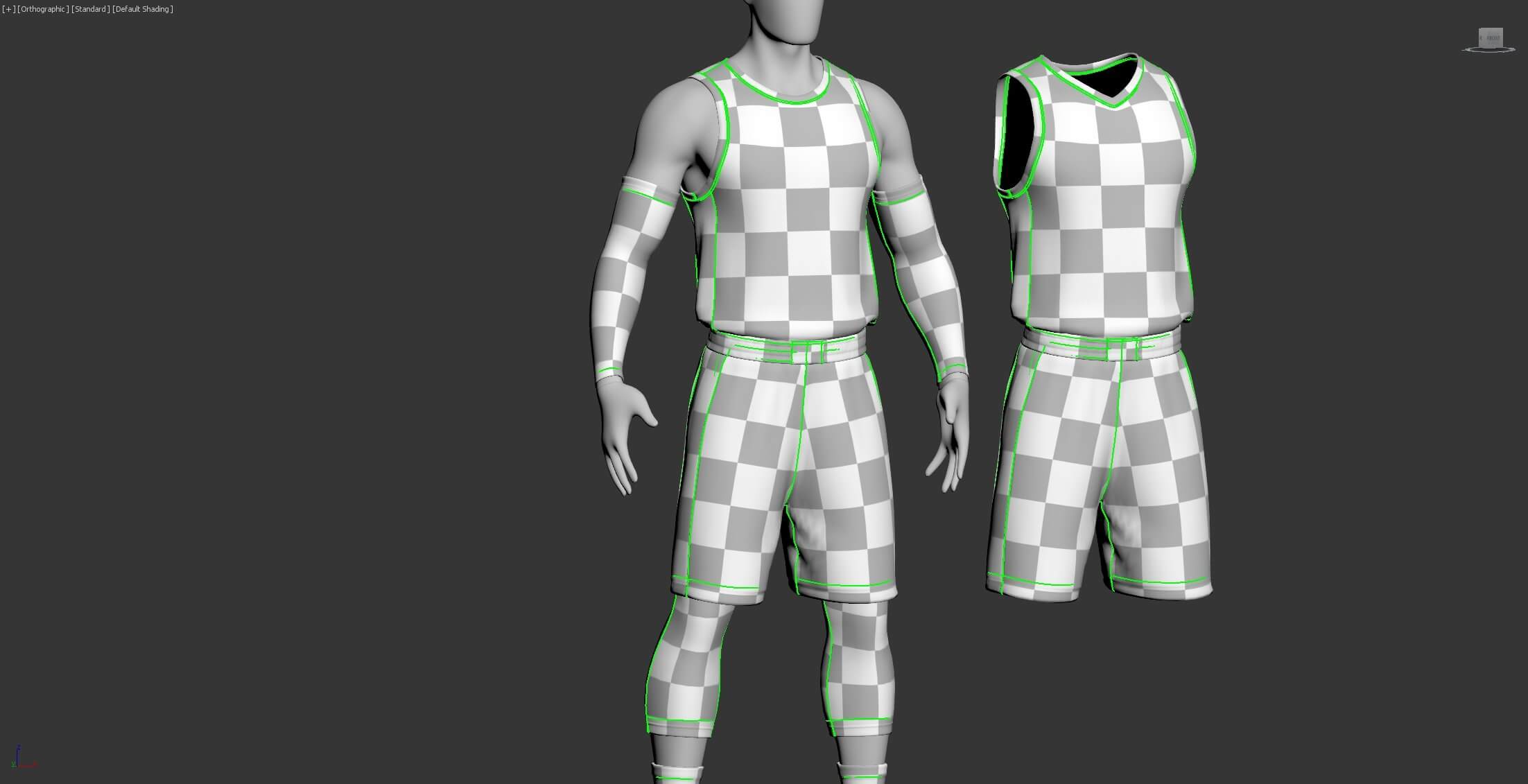 Basketball Uniform - 3D Model by fabiobispo