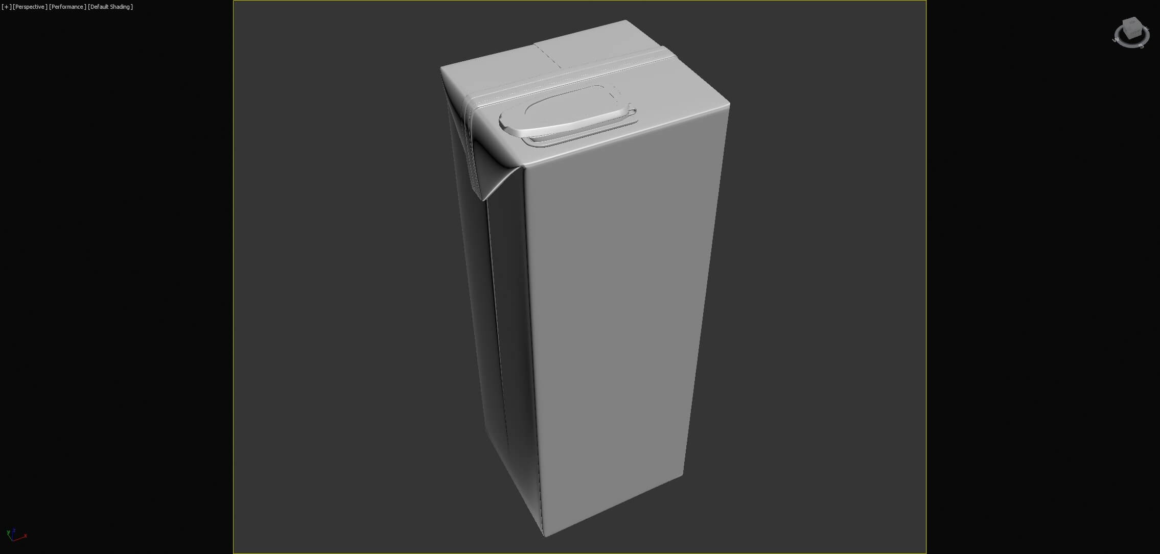 Juice Box 1L Size - 3D Model by fabiobispo
