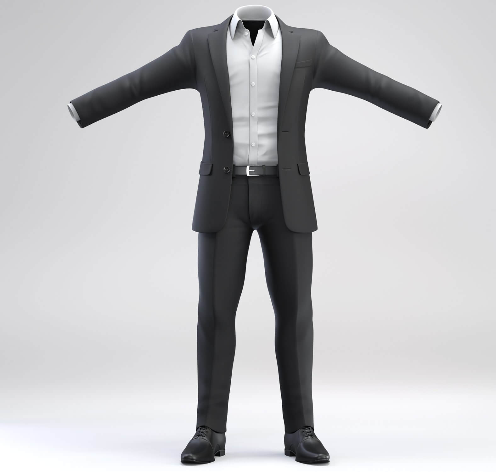 Men Suit 3 Colors - 3D Model by fabiobispo