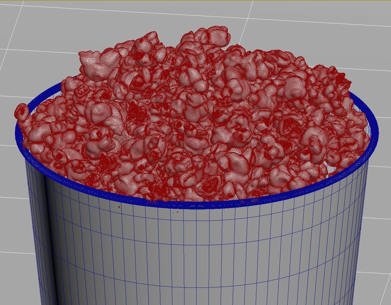 Popcorn Bucket - 3D Model by fabiobispo