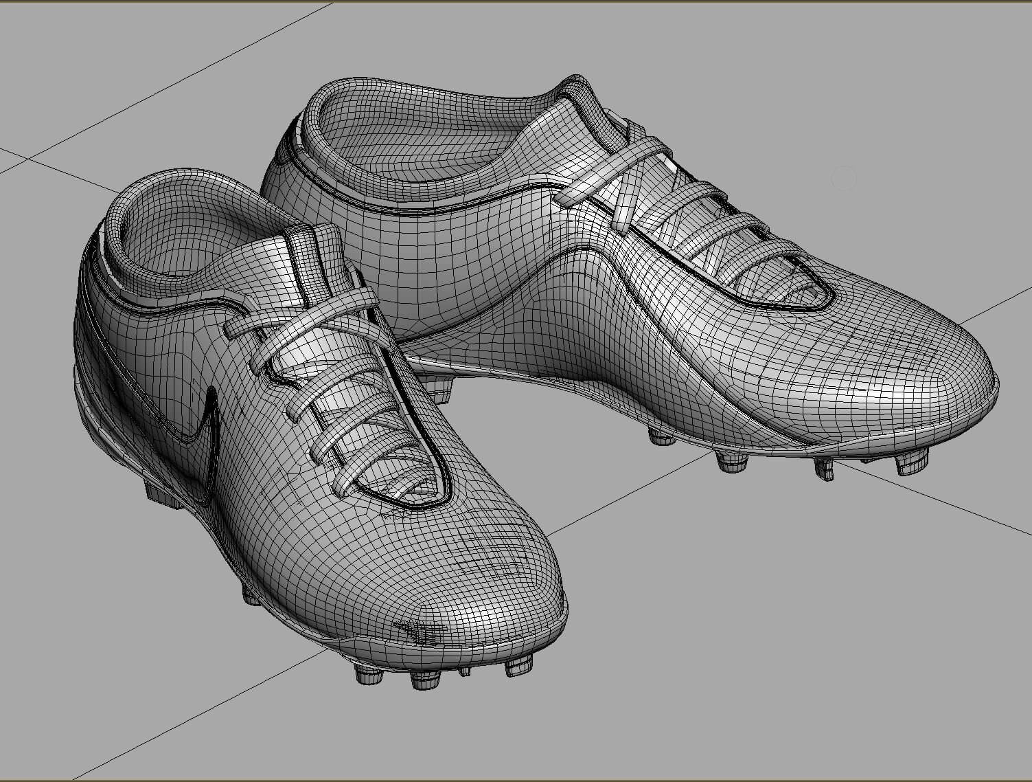 Red Football Boots - 3D Model by fabiobispo