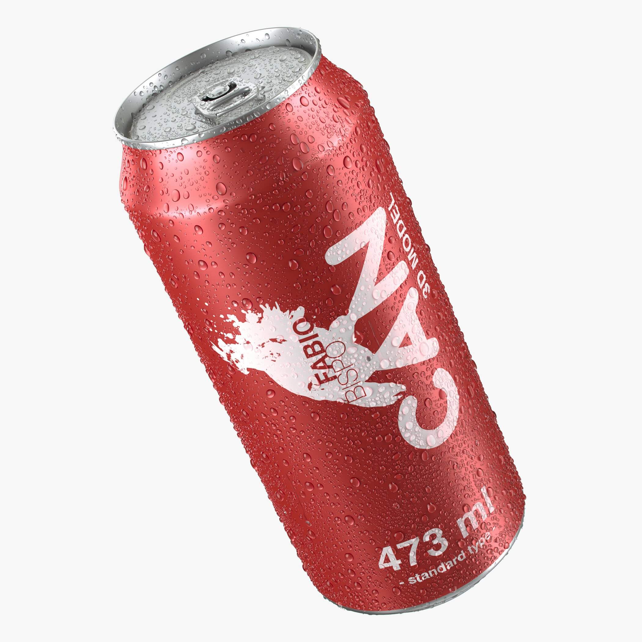 Soda Can 473ml - 3D Model by fabiobispo