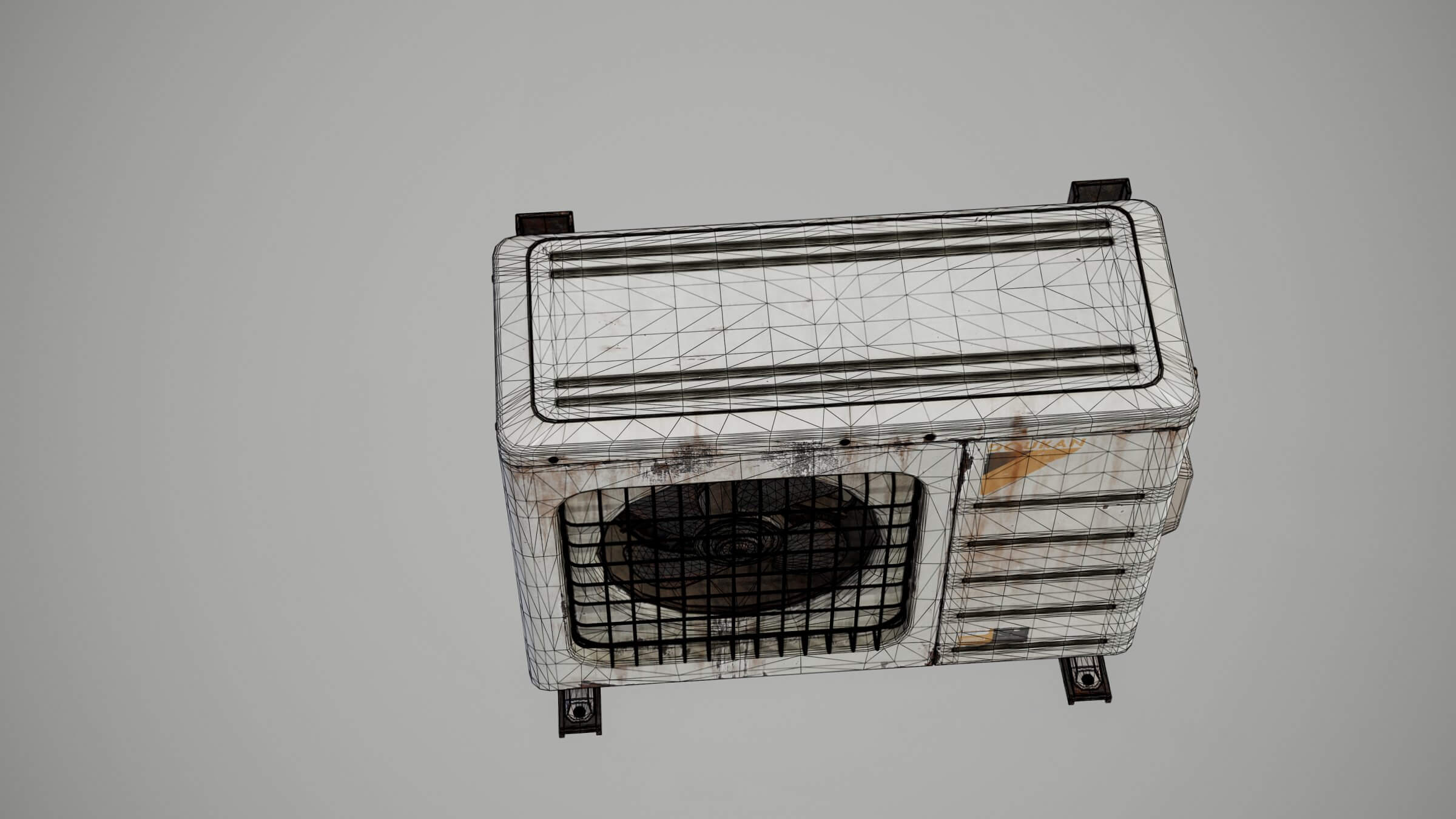 Air Conditioner Outdoor Unit - 3D Model by Face The Edge