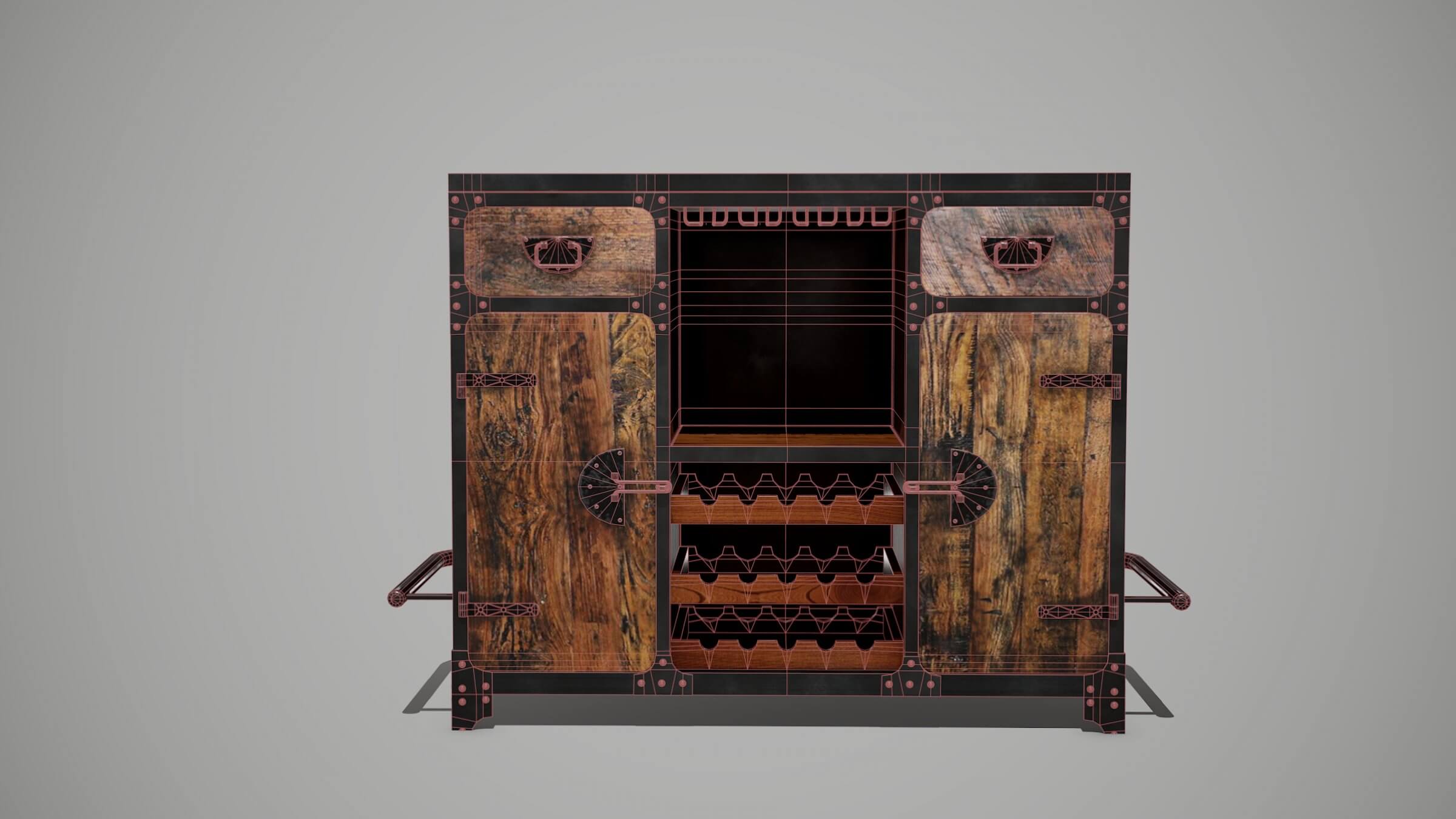 Bar Counter - Free 3D Model by Face The Edge