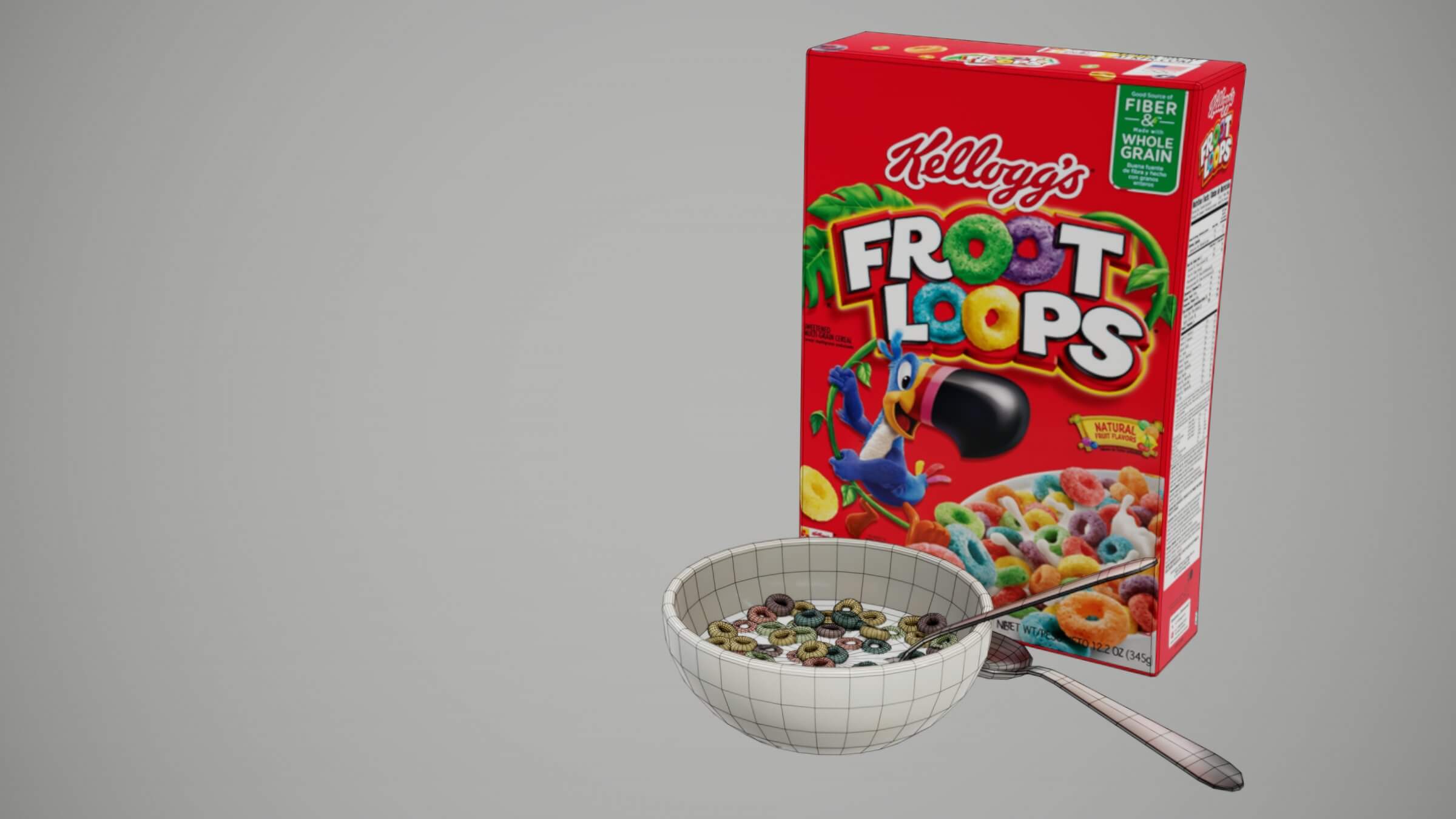 Froot Loops Cereal Box