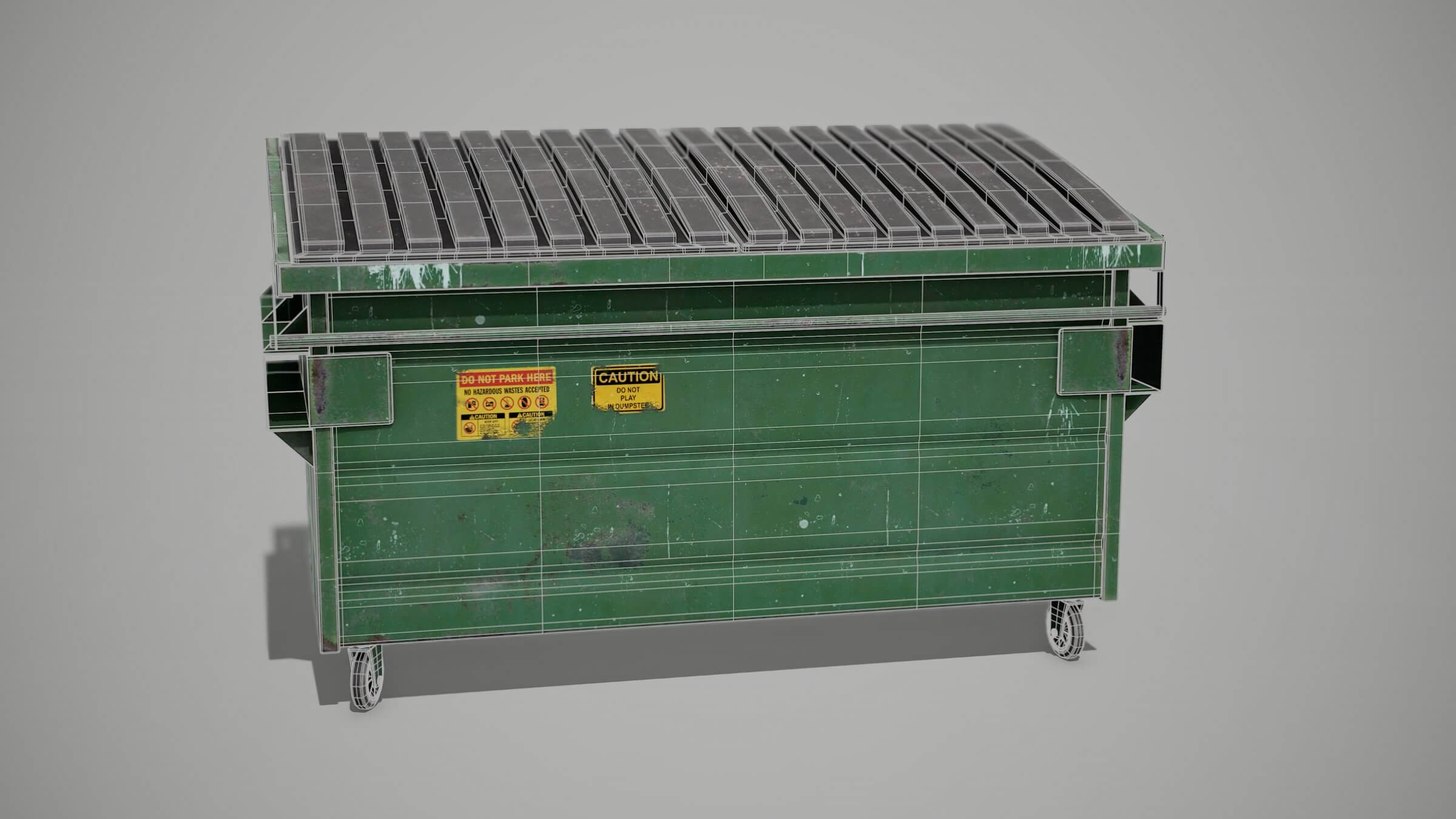 Dumpster - 3D Model by Face The Edge