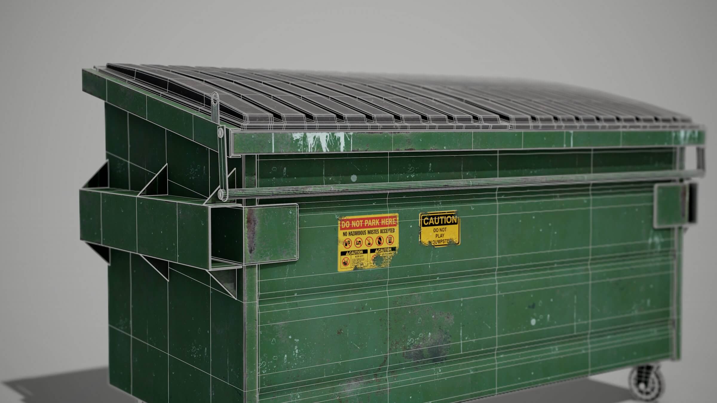 Dumpster - 3D Model by Face The Edge